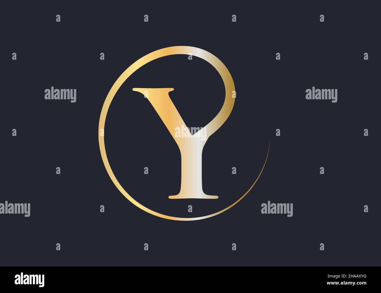 Monogram letter Y logo design Vector. Y letter logo design with modern ...