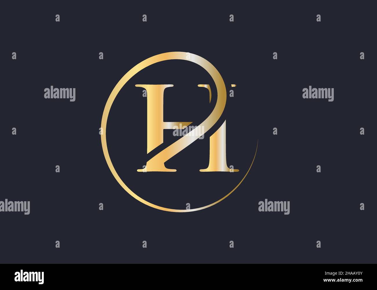 Creative H letter with luxury concept. Modern H Logo Design for ...