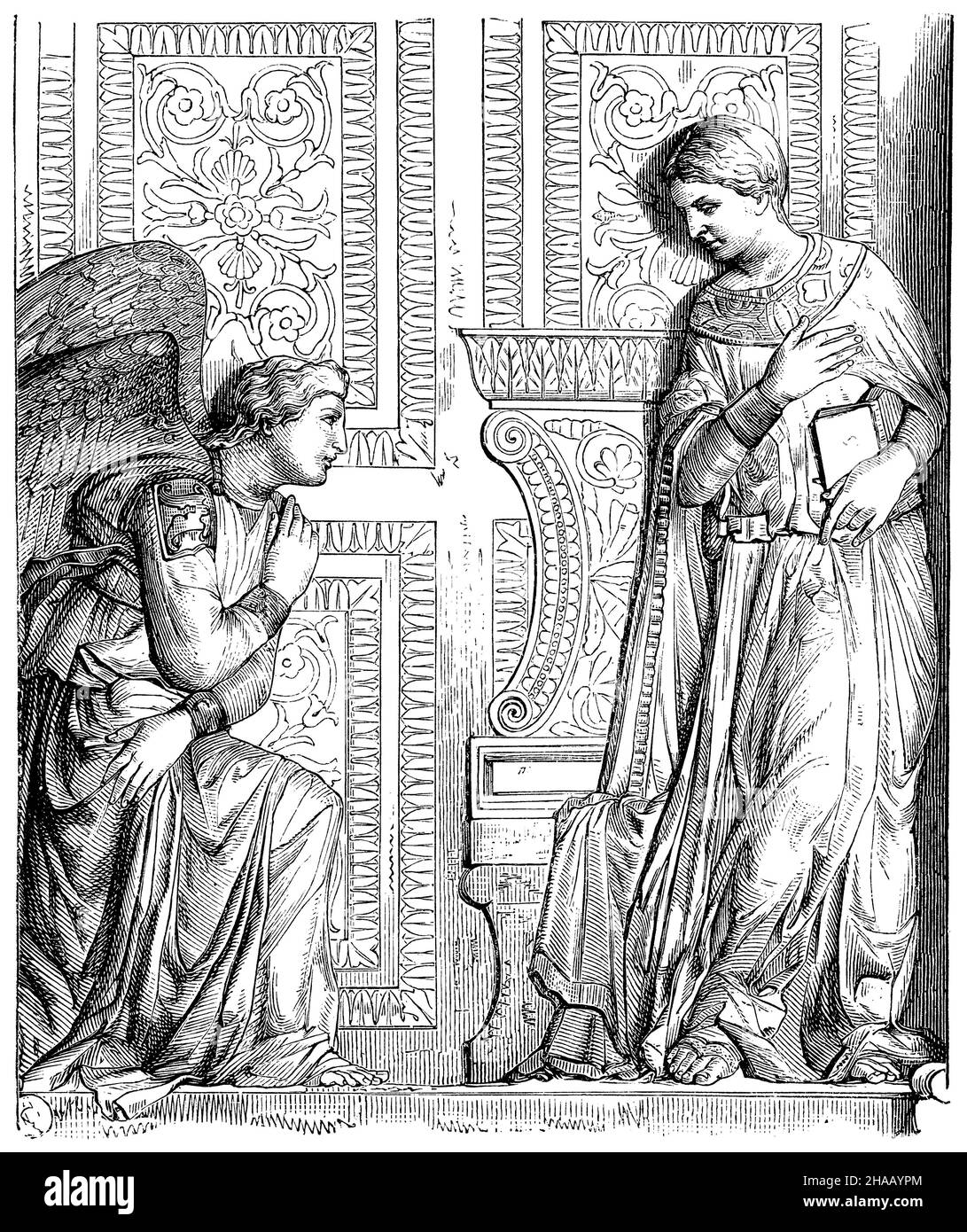 The Annunciation. Relief of Donatello, , Donatello (art history book ...