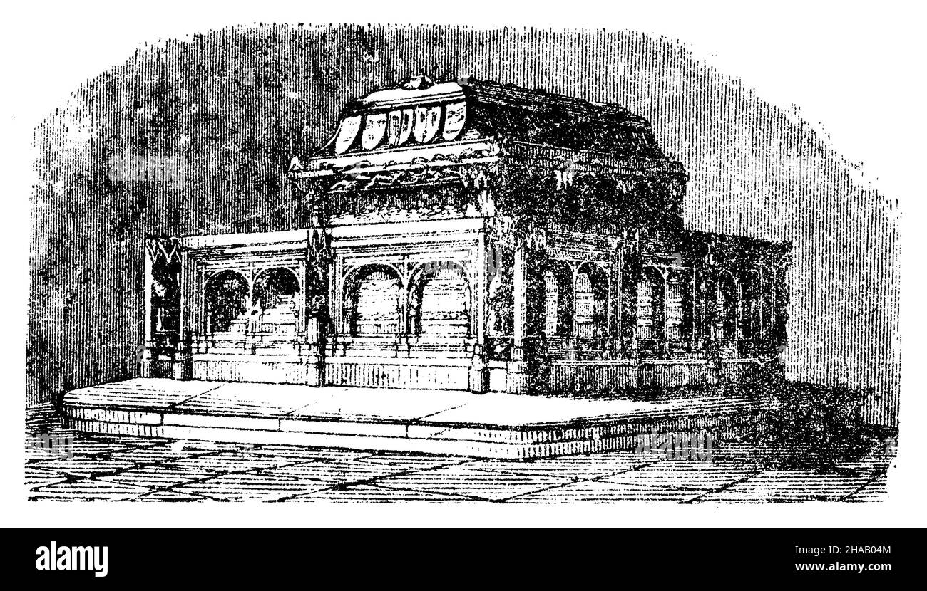 Tomb of Frederick III in Vienna, , (architectural history Stock Photo ...