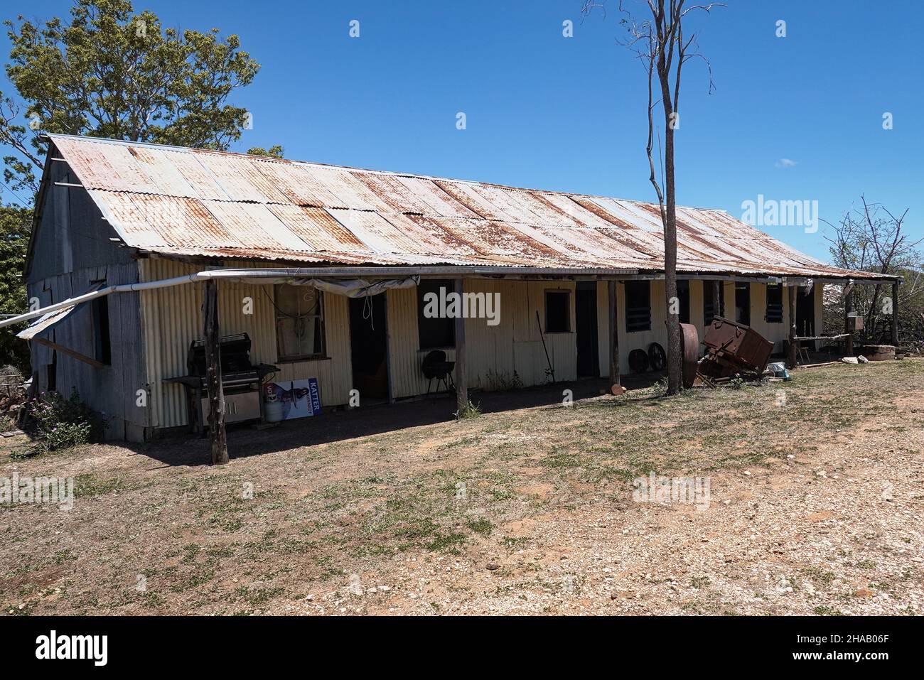 Front of the Old Lappa Junction Hotel or Lappa Pub Stock Photo - Alamy