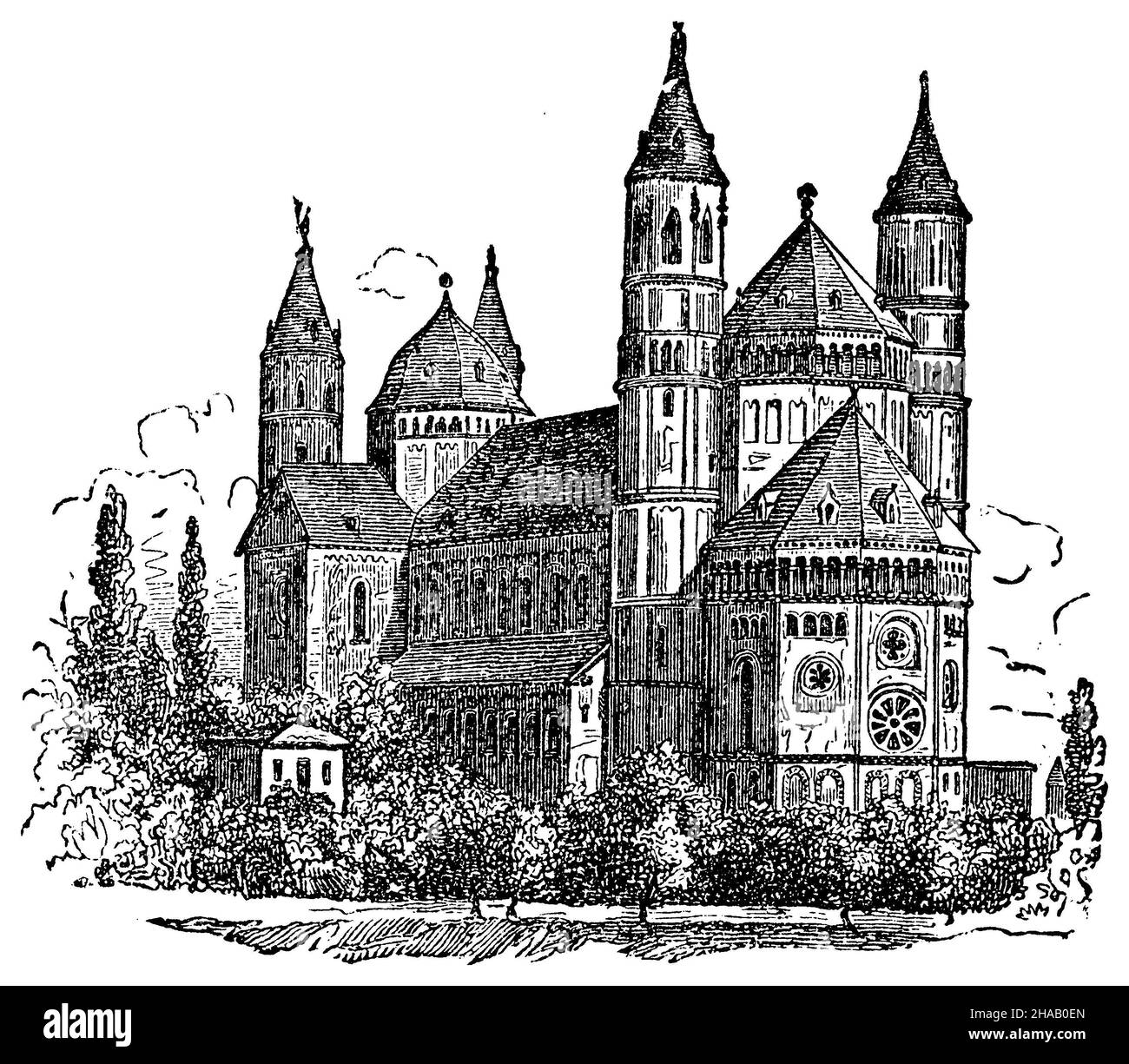 Romanesque sacral architecture Cut Out Stock Images & Pictures - Alamy