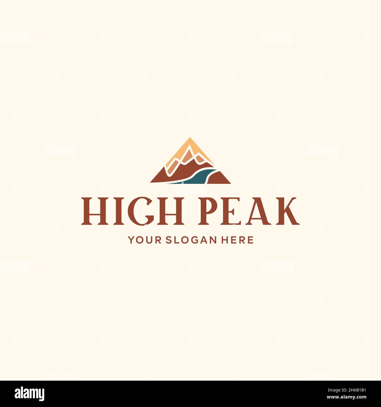 Historic mountain peak Stock Vector Images - Alamy
