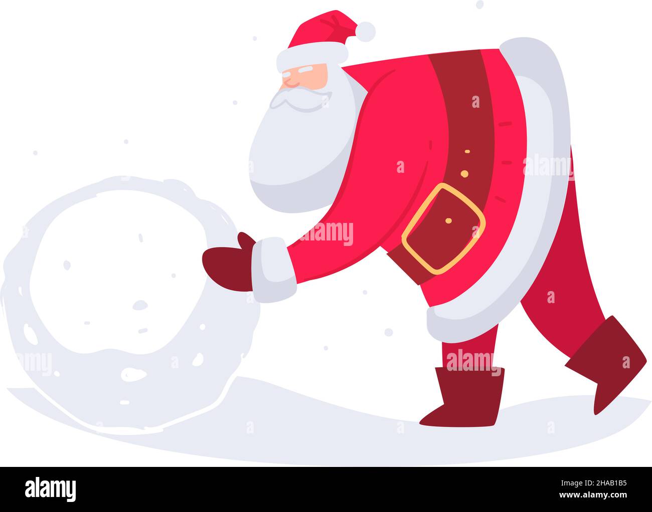 New year snowman from Cut Out Stock Images & Pictures - Alamy