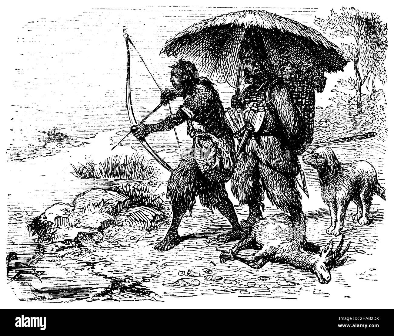 Robinson Crusoe: Friday as a fisherman, , (novel, 1897), Robinson ...