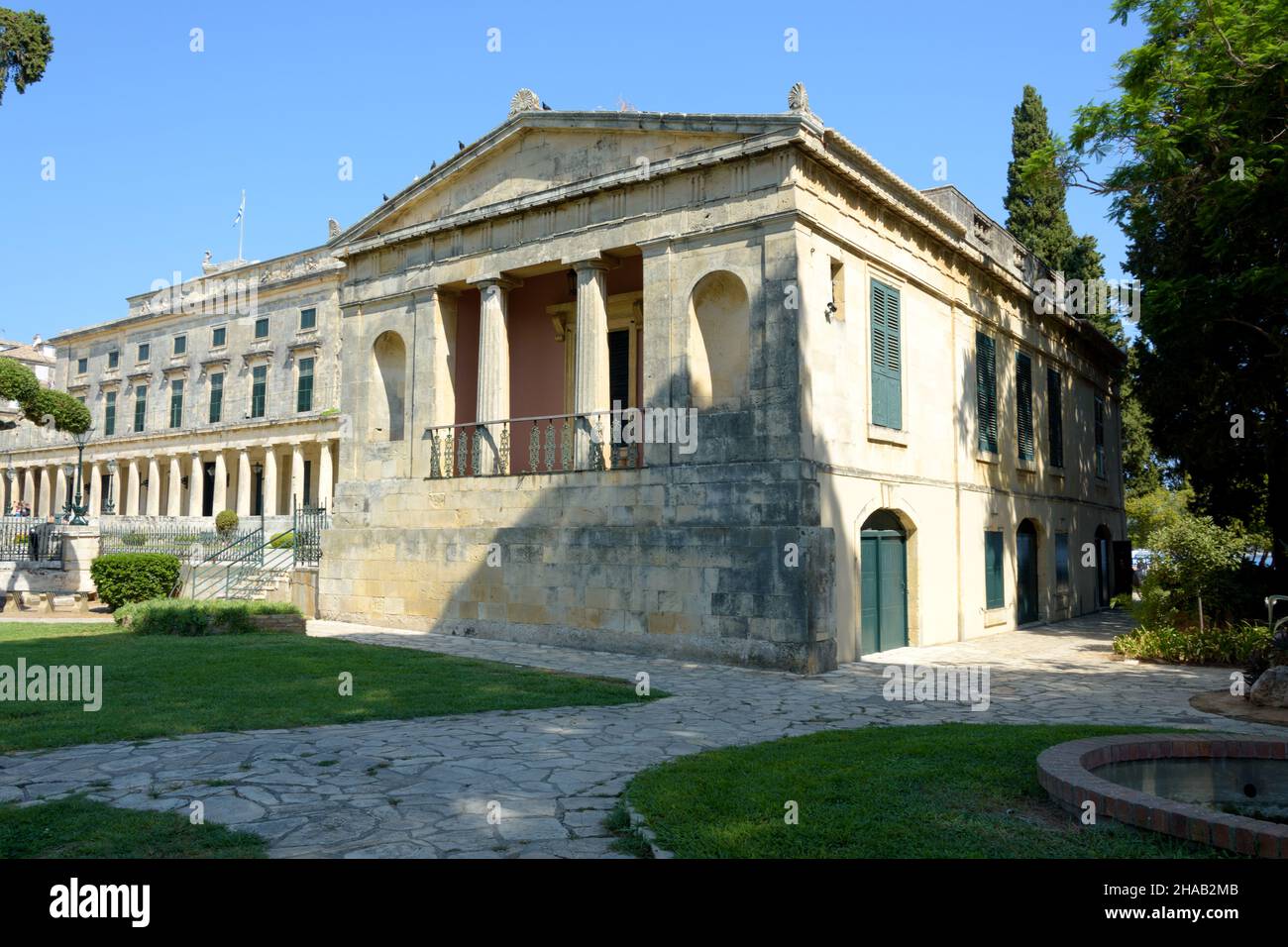 The astonishing building of the Municipal Gallery of Corfu in People's ...