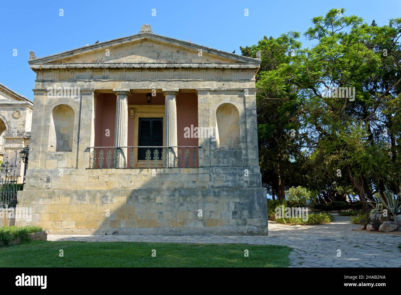 The astonishing building of the Municipal Gallery of Corfu in People's ...