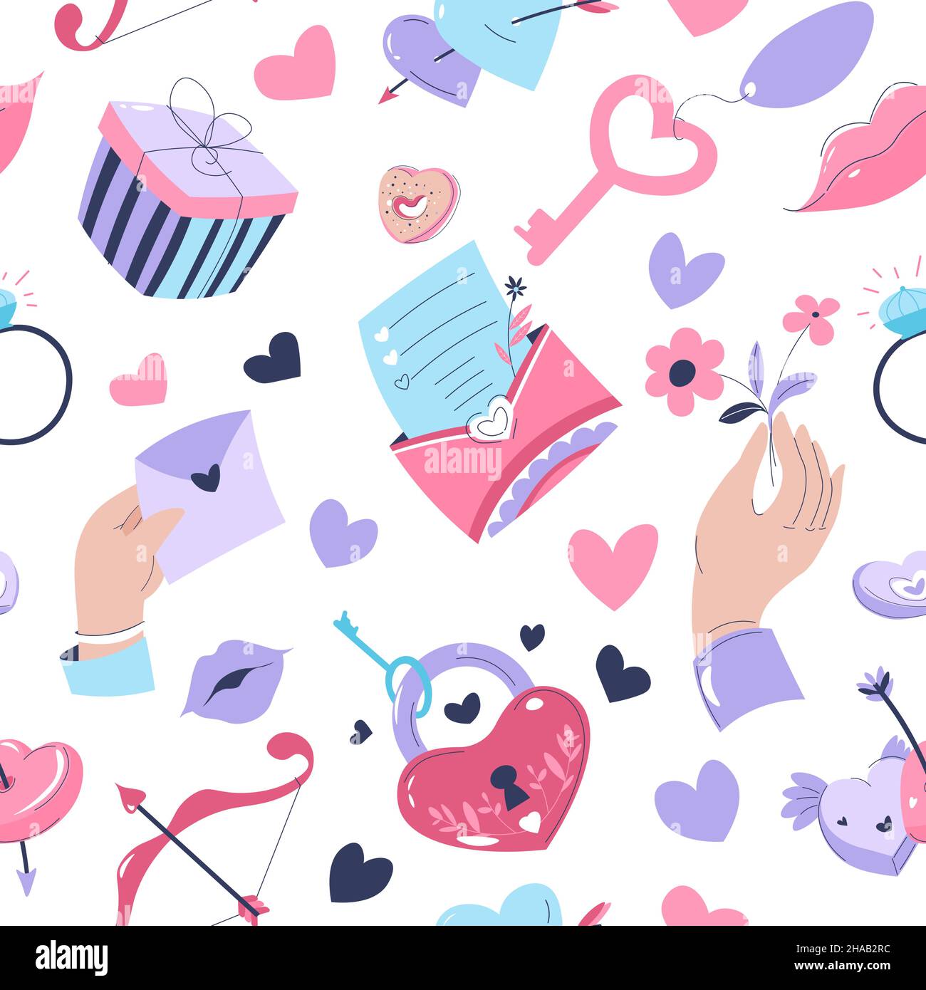 Love letters in flower Stock Vector Images - Alamy