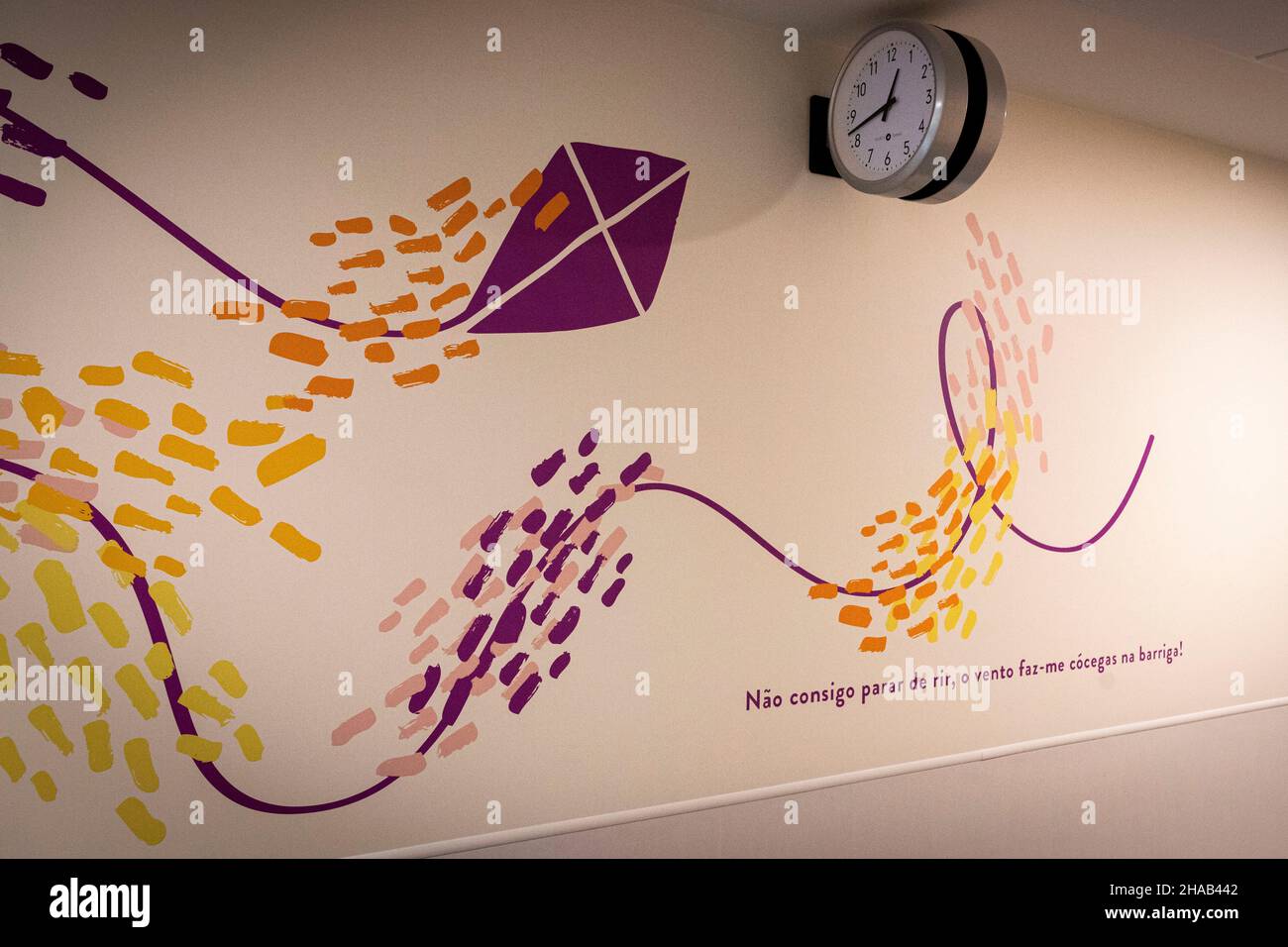 Graffiti of a kite, an important element of the deco seen during the ...
