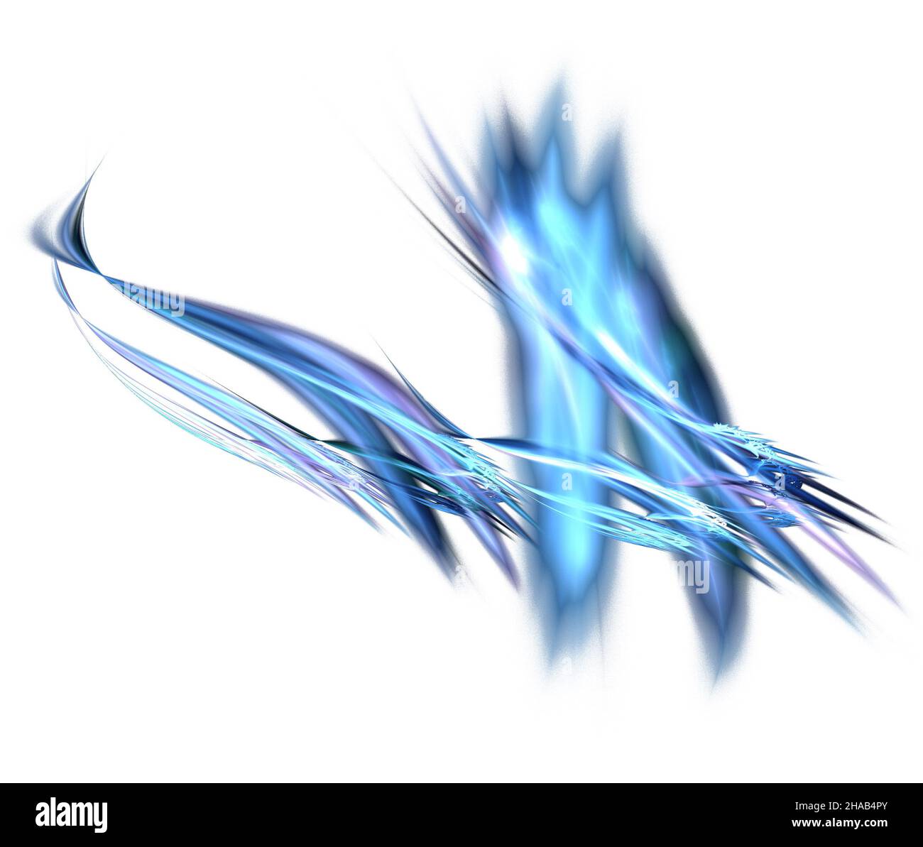 Beautiful fractal wallpaper black Cut Out Stock Images & Pictures - Alamy