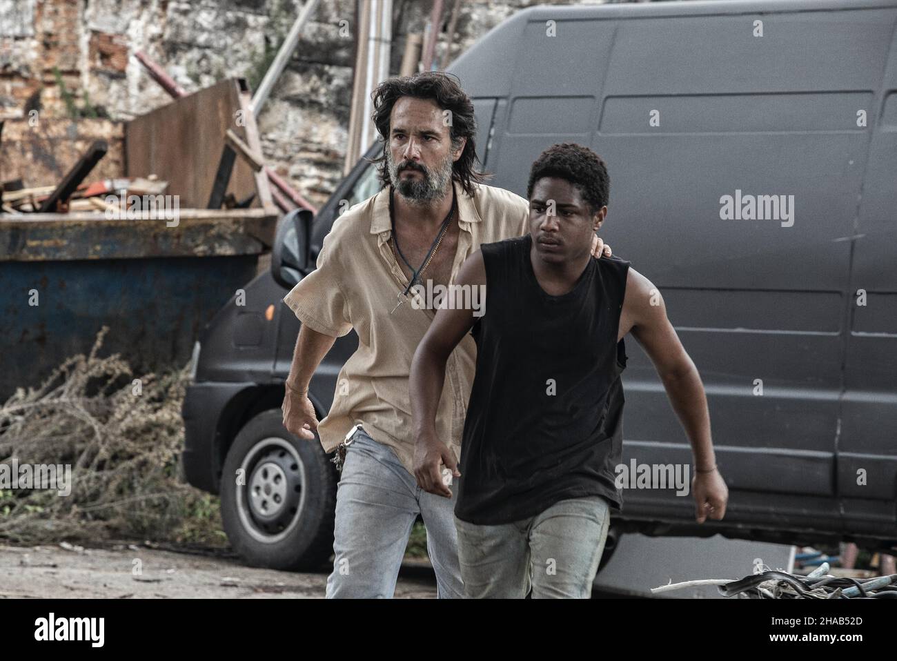 RODRIGO SANTORO and CHRISTIAN MALHEIROS in 7 PRISONERS (2021) -Original ...