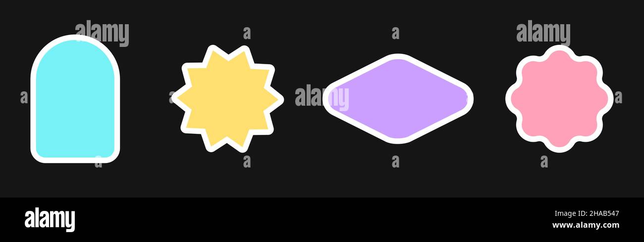 Pop shapes hi-res stock photography and images - Alamy