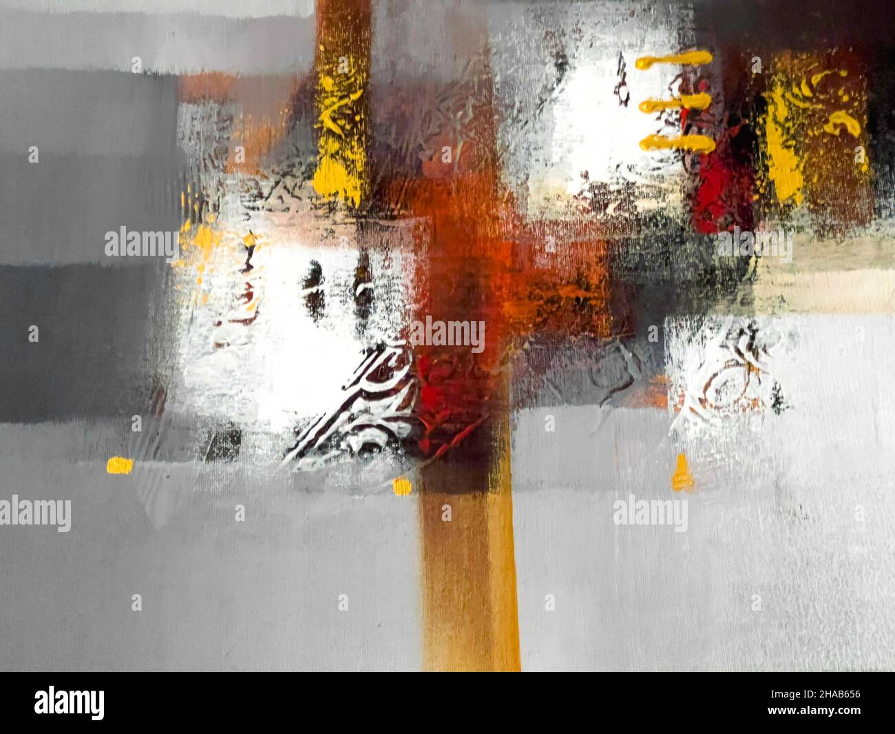 Abstract paints with multiple colors, texture, background painting ...