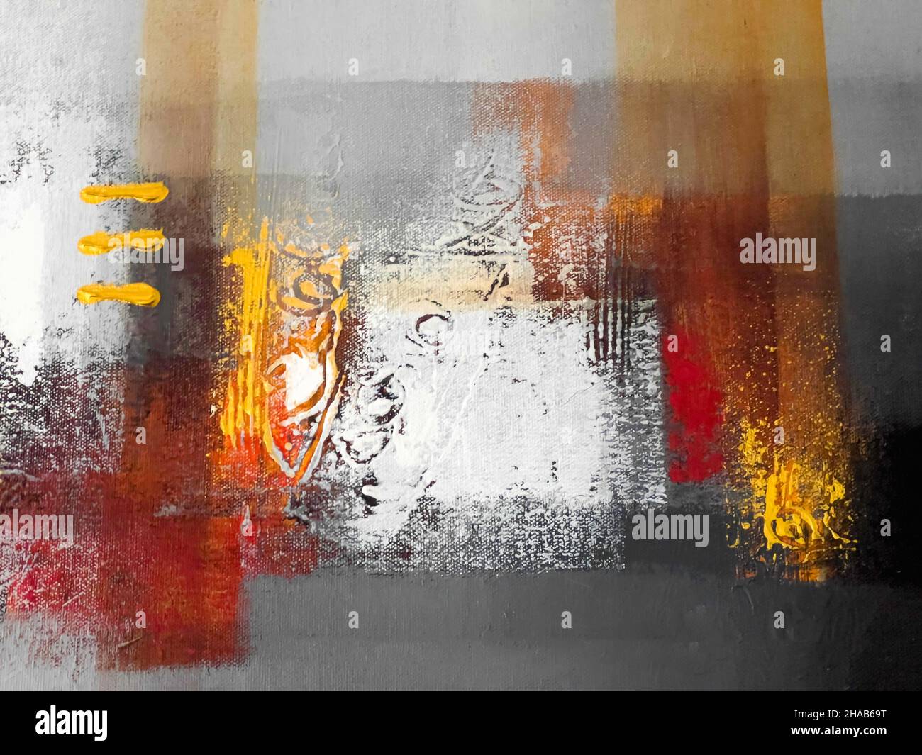 Abstract paints with multiple colors, texture, background painting ...