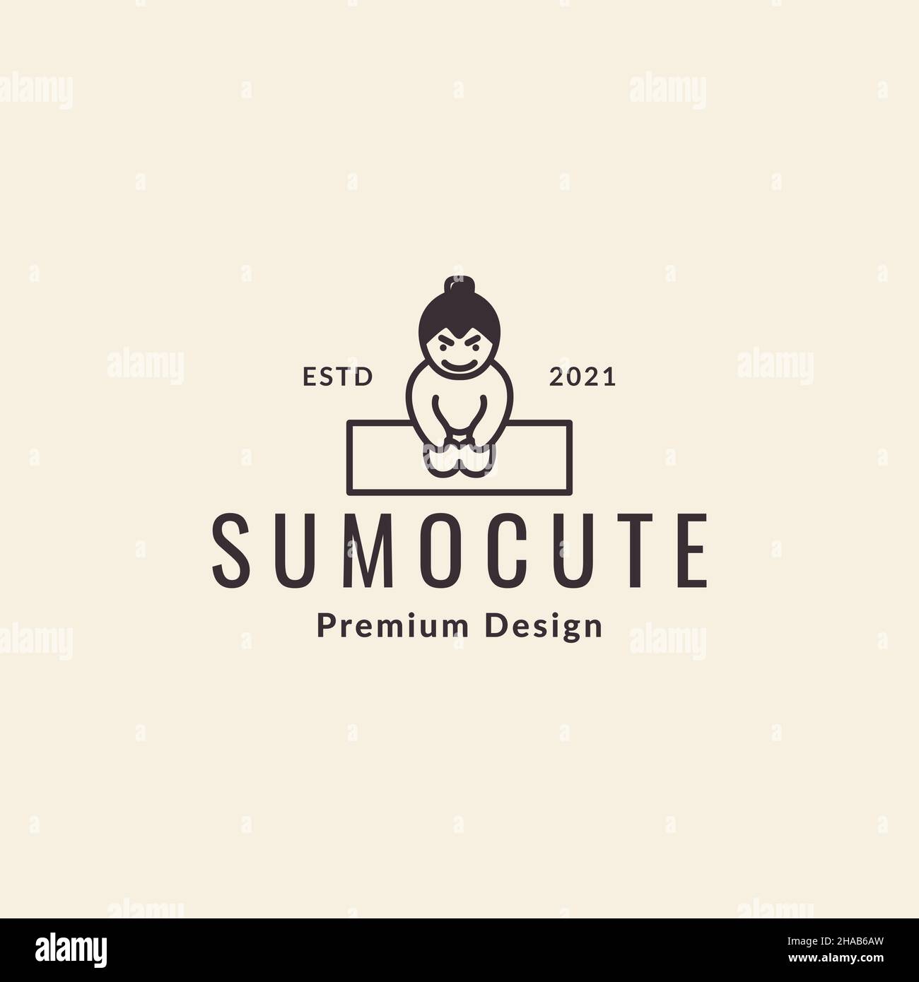 Portrait sumo wrestler Stock Vector Images - Alamy