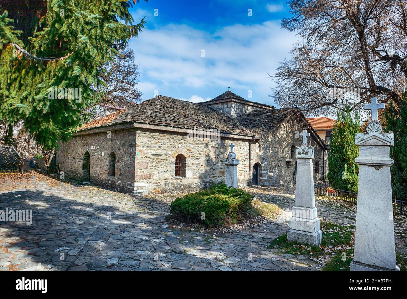 the Saint Nedelya church in Batak, with the bones of the dead Stock ...