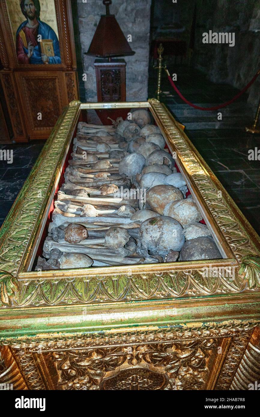 the Saint Nedelya church in Batak, with the bones of the dead Stock ...