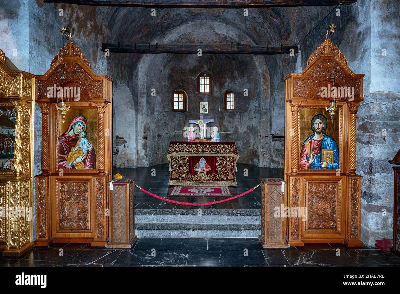 the Saint Nedelya church in Batak, with the bones of the dead Stock ...