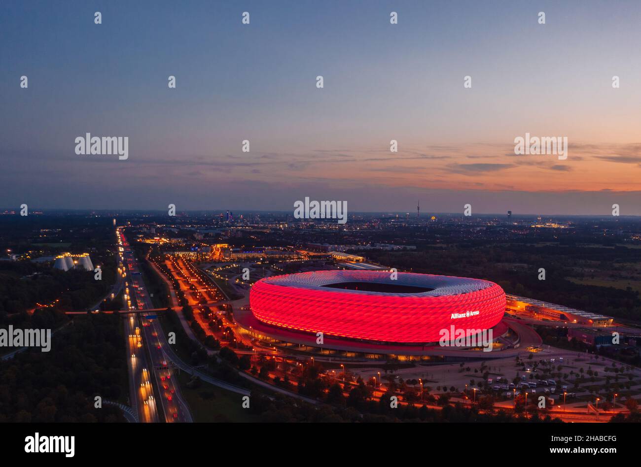 Allianz Arena - world-known stadium of Bayern Munich FC. October 2020 ...