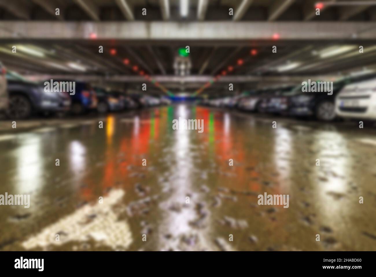 Abstract blurred car parking hi-res stock photography and images - Alamy