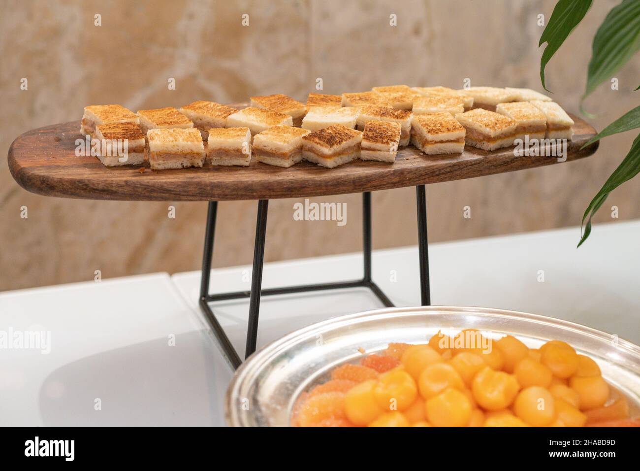 Delicious finger-food at a wedding reception Stock Photo - Alamy