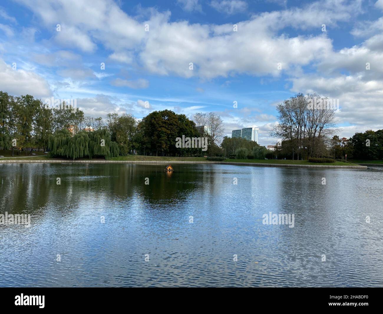 summer in city park at dry sunny day Stock Photo - Alamy