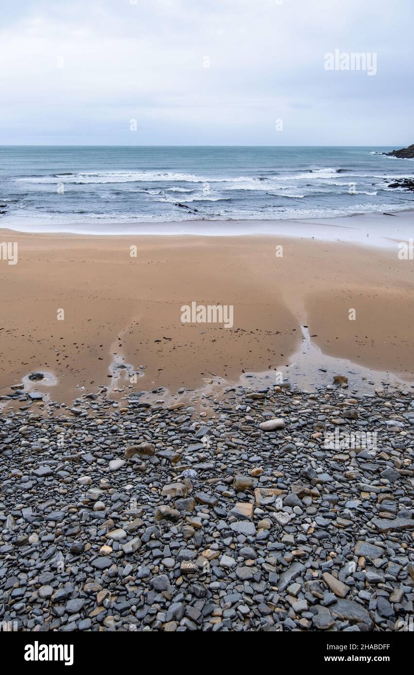 Stones in sand beach, nature and landscape, sea Stock Photo - Alamy