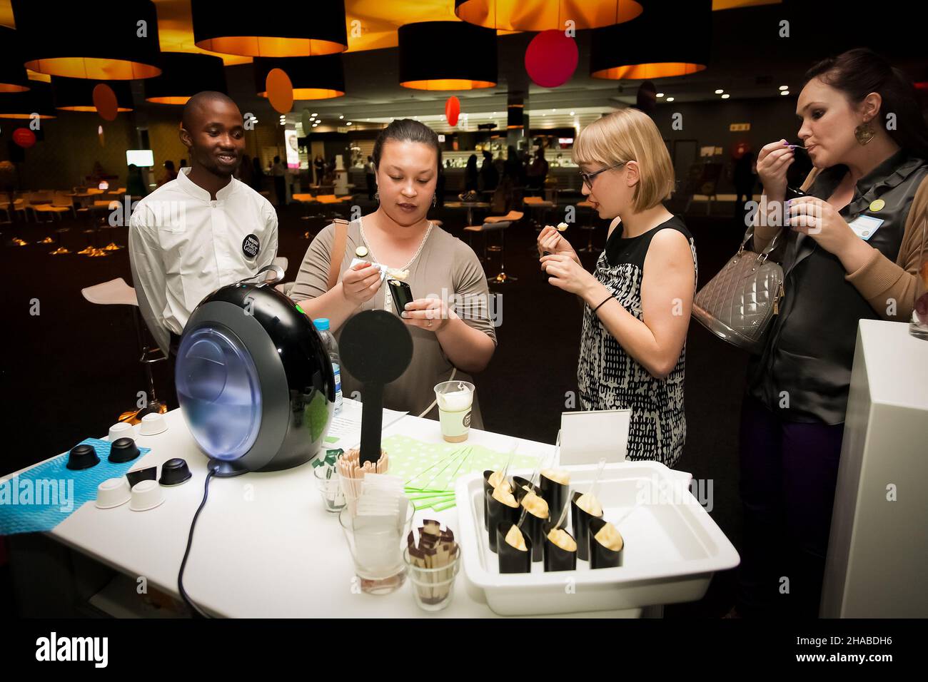 JOHANNESBURG, SOUTH AFRICA - Sep 30, 2021: A beautiful shot of Nescafe ...