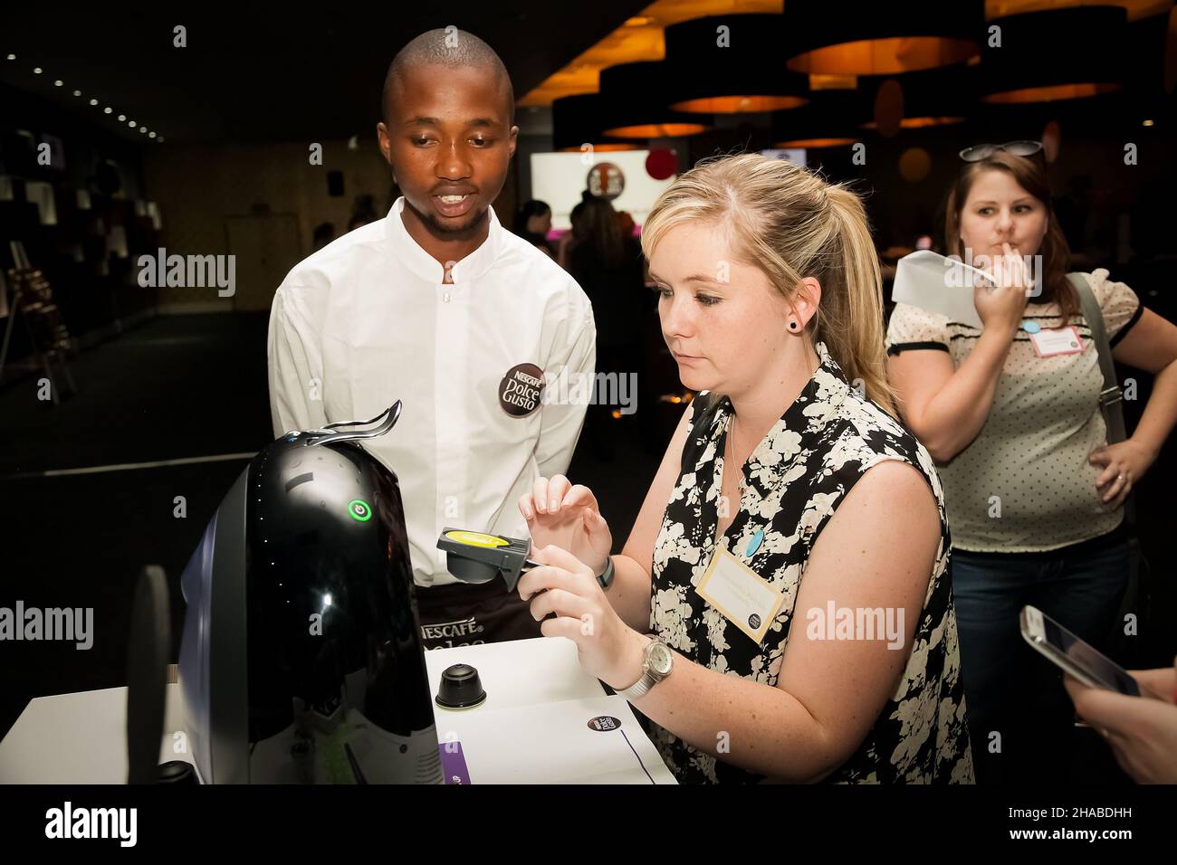 JOHANNESBURG, SOUTH AFRICA - Sep 30, 2021: A beautiful shot of Nescafe ...