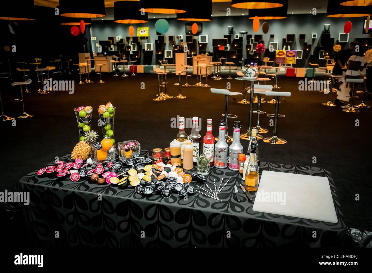 JOHANNESBURG, SOUTH AFRICA - Sep 30, 2021: A beautiful shot of Nescafe ...