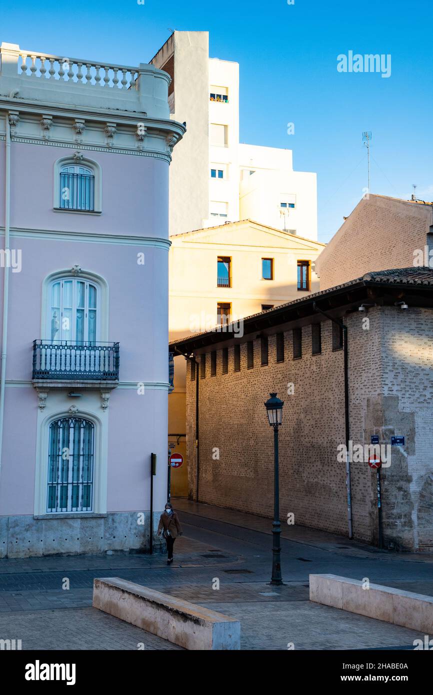 Valencia street view hi-res stock photography and images - Alamy
