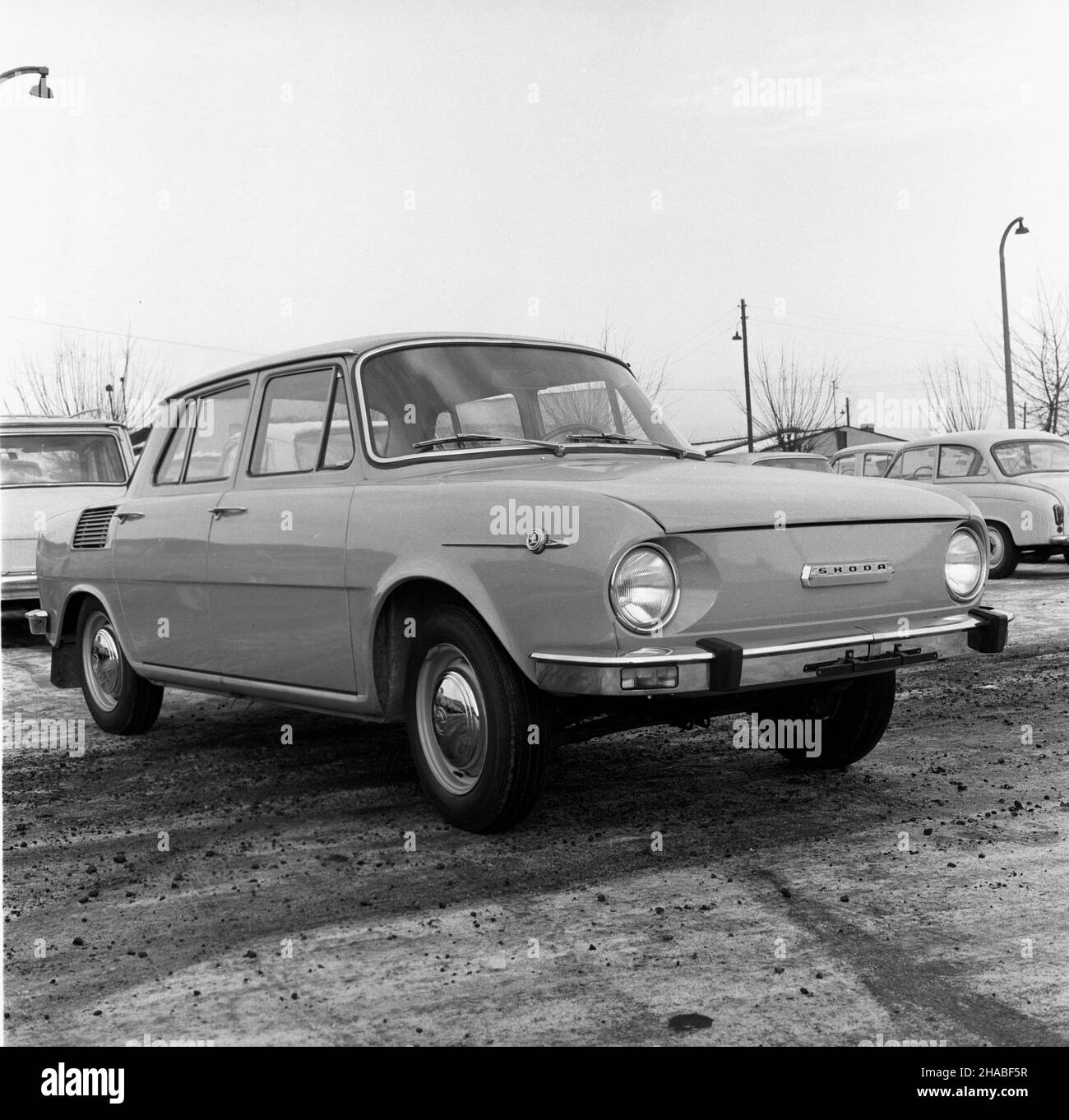 Polska, 1969. Nowy model popularnej Skody MB o nazwie Skoda S 100 ...