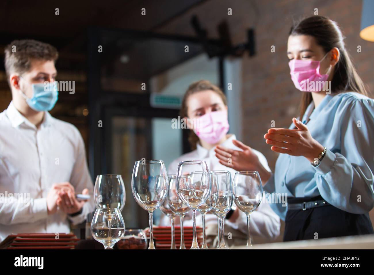 Restaurant sommelier mask hi-res stock photography and images - Alamy