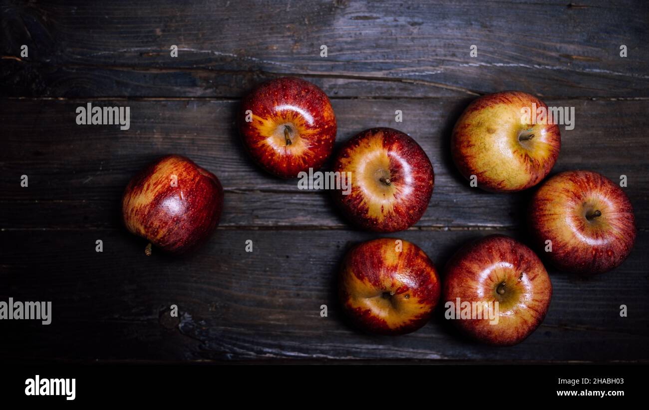 copy space, color image, freshness, healthy eating, directly above ...