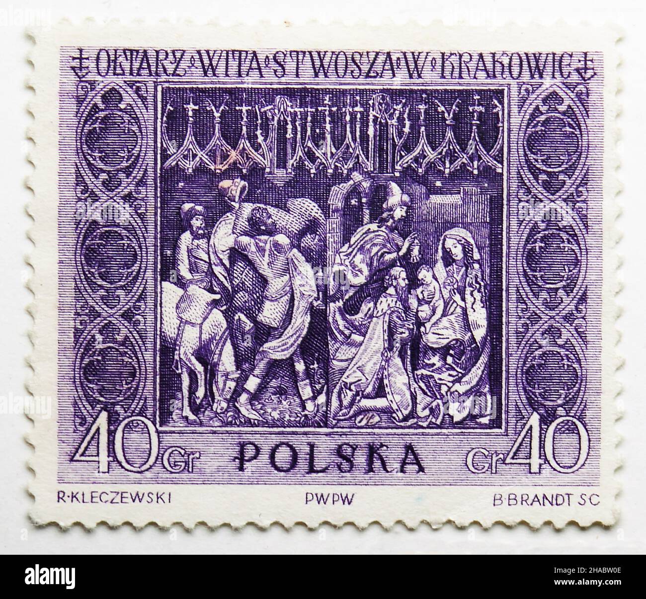 MOSCOW, RUSSIA - JULY 15, 2019: Postage stamp printed in Poland shows ...