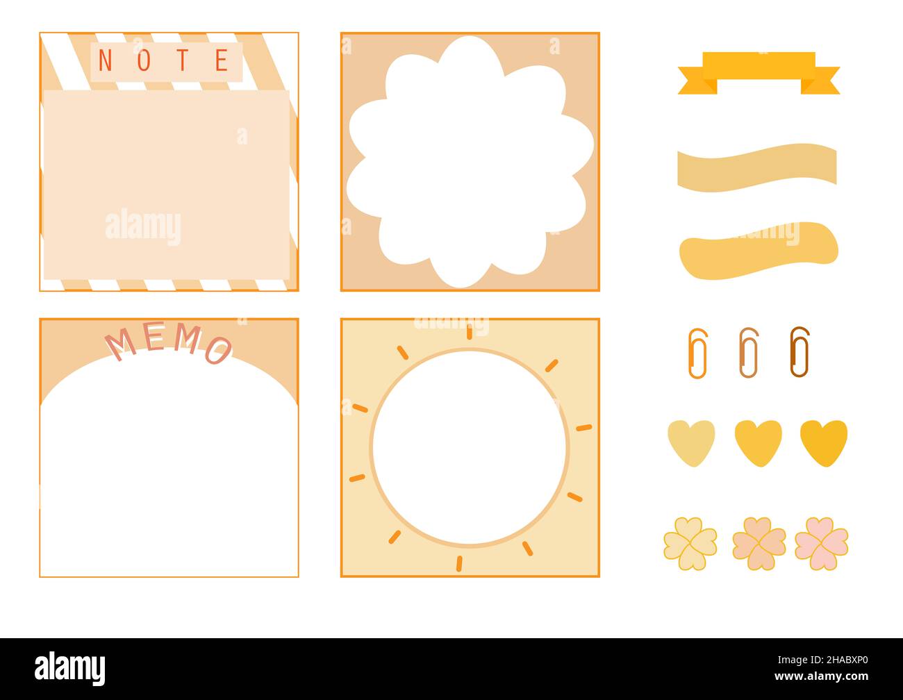 Orange paper clip hi-res stock photography and images - Alamy