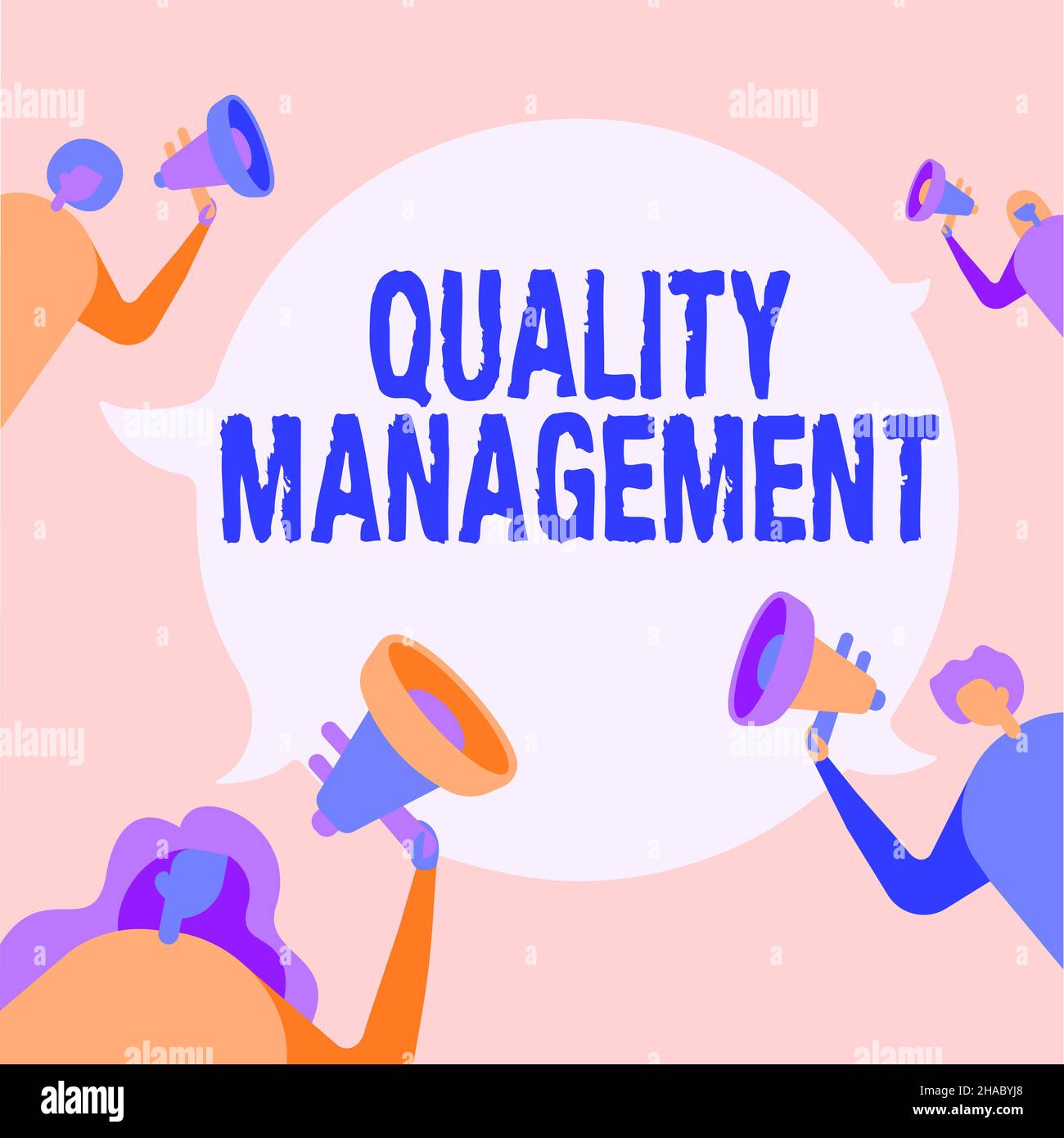 Inspiration showing sign Quality Management. Business idea Maintain ...