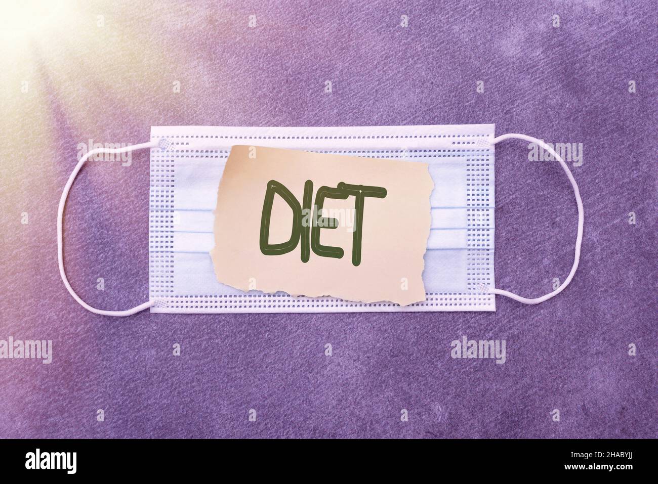 Handwriting text Diet. Business approach Healthy lifestyle Reduce food ...