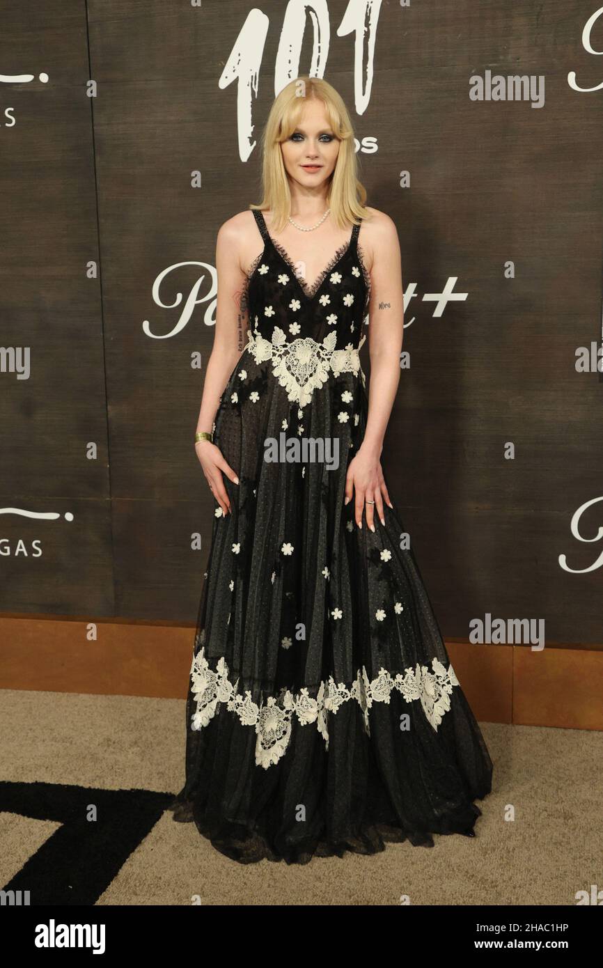 Las Vegas, United States. 12th Dec, 2021. Emma Laird attends the world ...