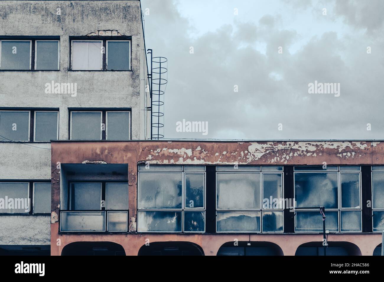 Old square buildings of Zalaegerszeg, Hungary Stock Photo - Alamy