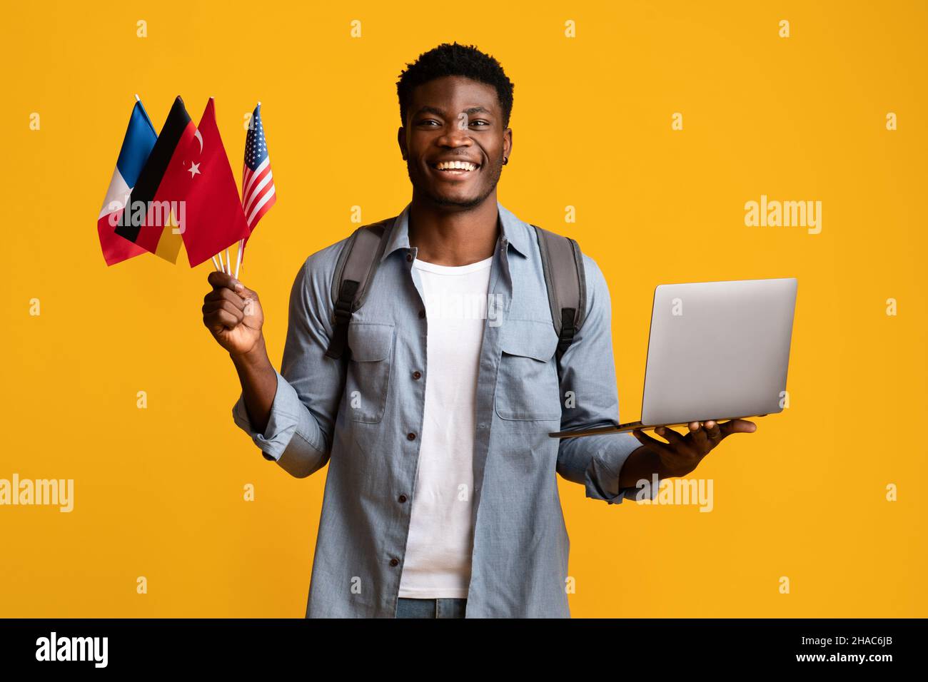Man studying languages hi-res stock photography and images - Alamy