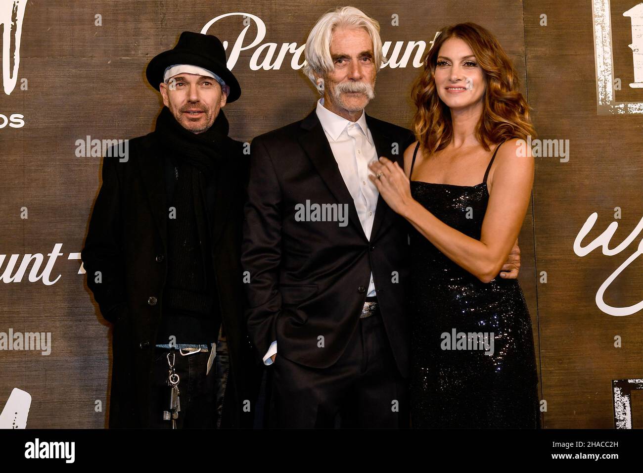 LAS VEGAS, NV - DECEMBER 11: Billy Bob Thornton, Sam Elliott and Dawn Olivieri at the world ...