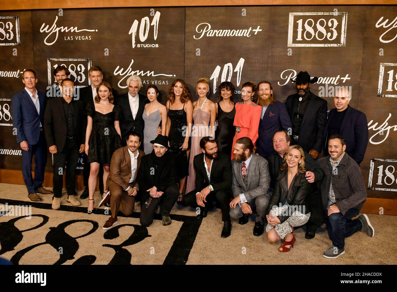 LAS VEGAS, NV - DECEMBER 11: The Cast Of 1883 at the world premiere of ...