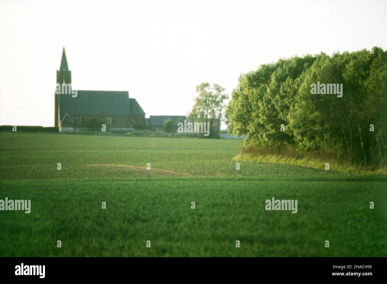 Provincial landscape, Europe, 1980 Stock Photo - Alamy