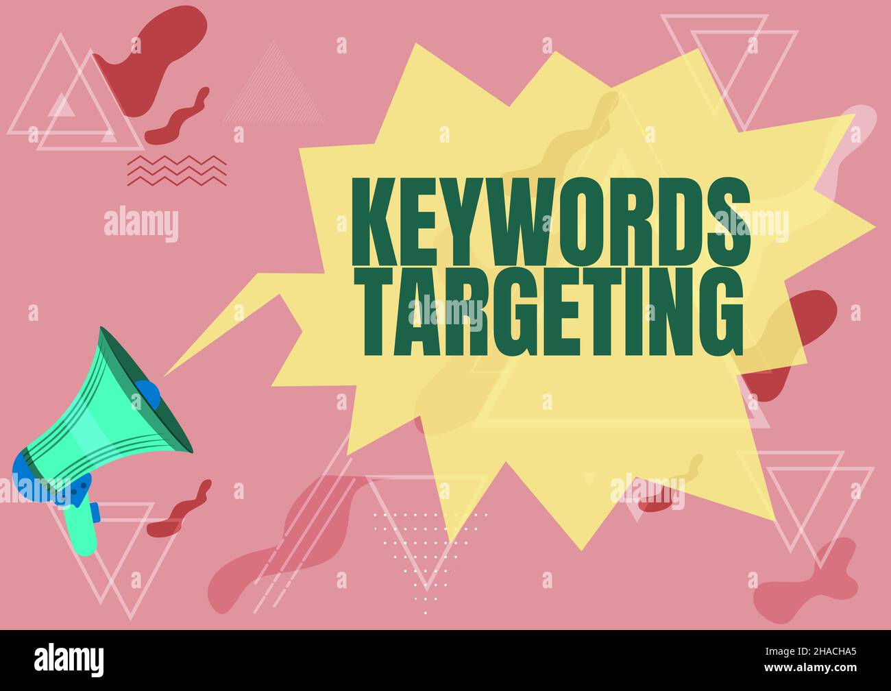 Writing displaying text Keywords Targeting. Business idea Use Relevant ...