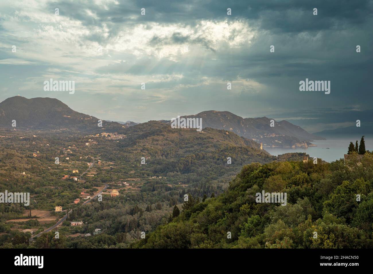 Corfu kaisers throne pelekas hi-res stock photography and images - Alamy