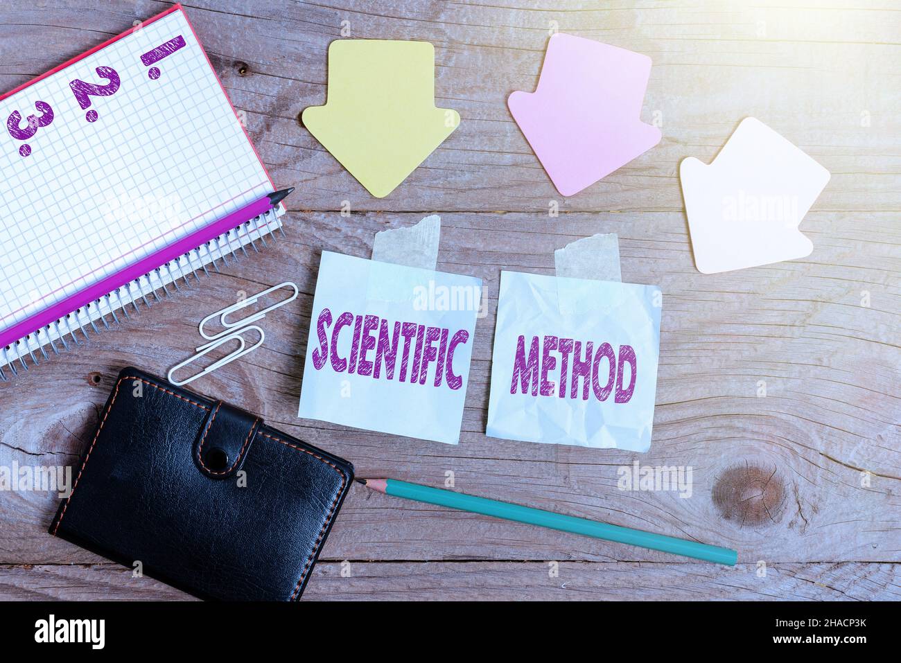 Text showing inspiration Scientific Method. Business approach ...