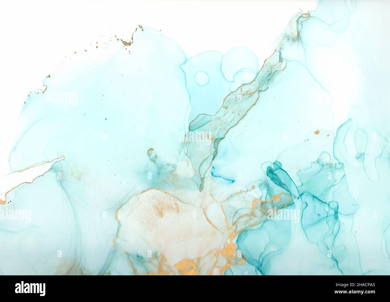 Acrylic Ink. Color Abstract Illustration Stock Photo - Alamy