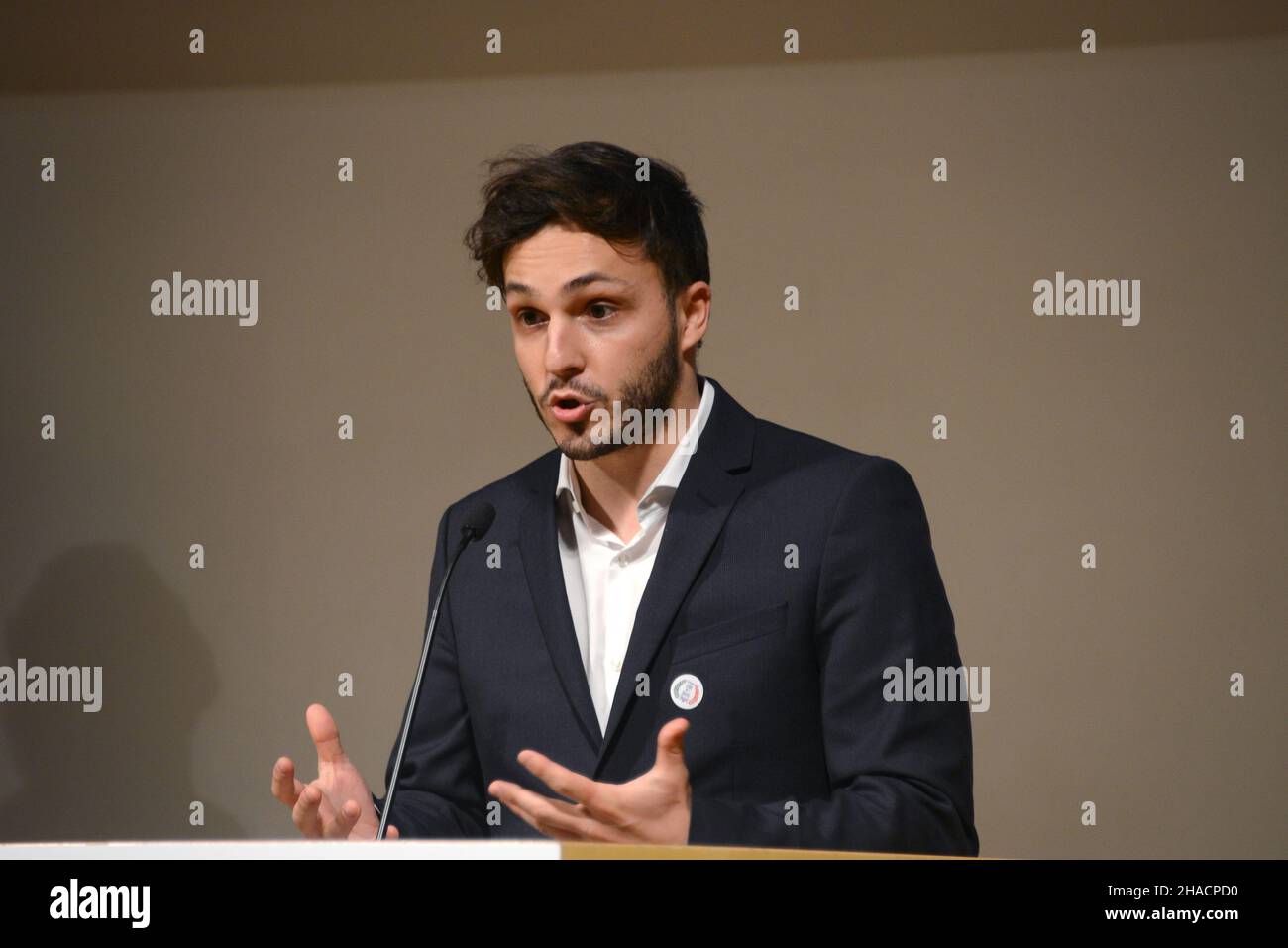 Nicolò Govoni, writer and activist Stock Photo - Alamy