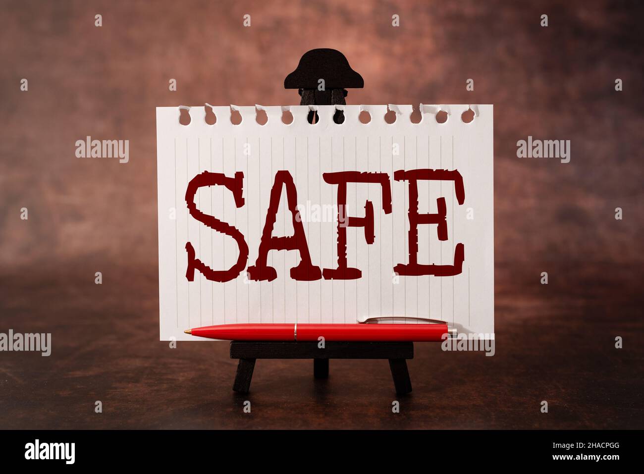 Inspiration showing sign Safe. Concept meaning protected from or not ...